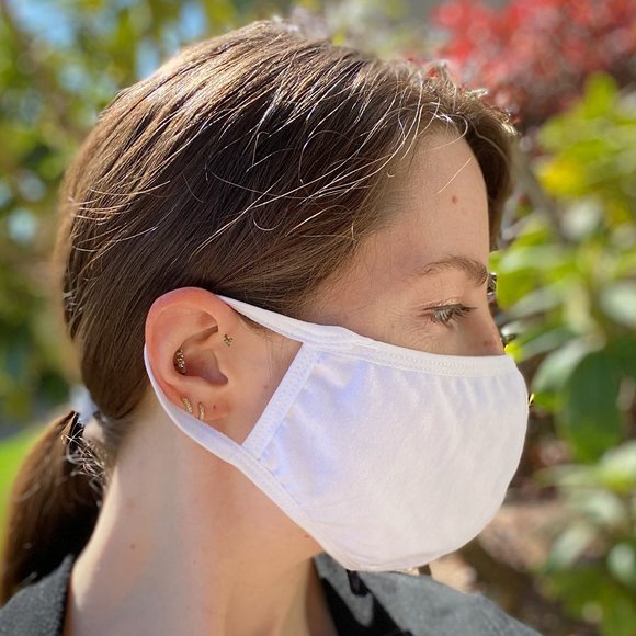 Accessories | 6 Face Mask 3 White 3 Black10 Cotton Washable | Poshmark